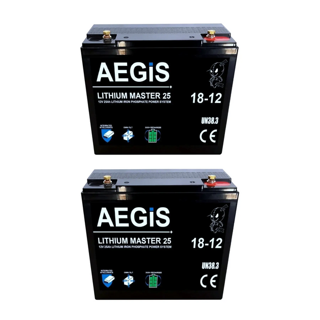 12V 25Ah - Mobility Scooter Upgrade Kit - LiFePO4 Battery | Aegis Battery