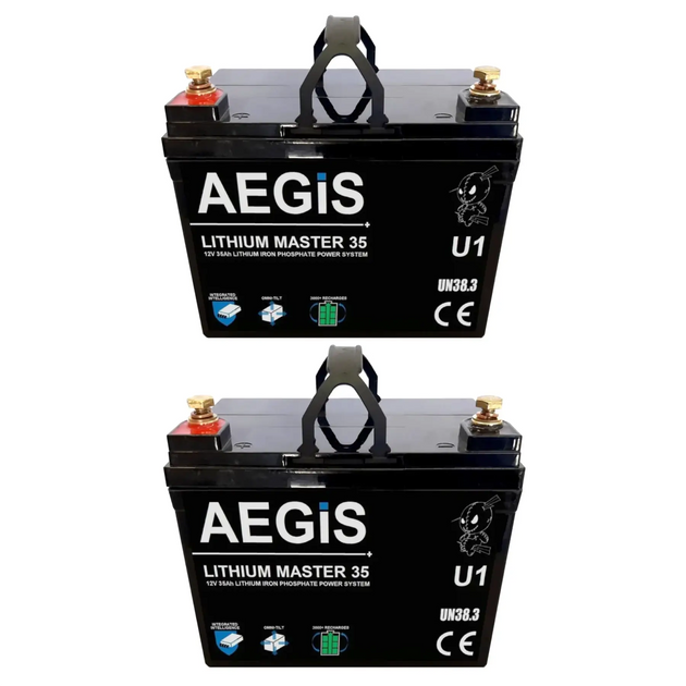12V 35Ah - Mobility Scooter Upgrade Kit - LiFePO4 Battery | Aegis Battery
